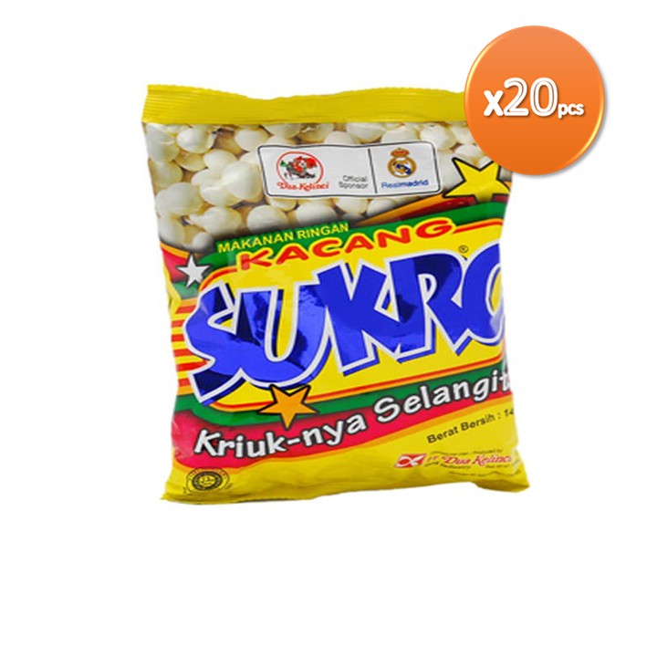Jual Sukro Kacang Rasa Original 20 x 14 gr Indonesia|Shopee Indonesia