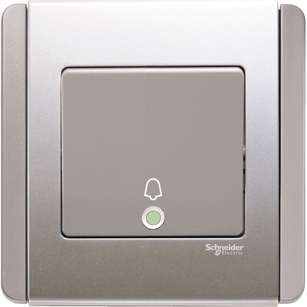 Jual SCHNEIDER SAKLAR TOMBOL BEL / BELL NEO GREY SILVER VERTIKAL ...