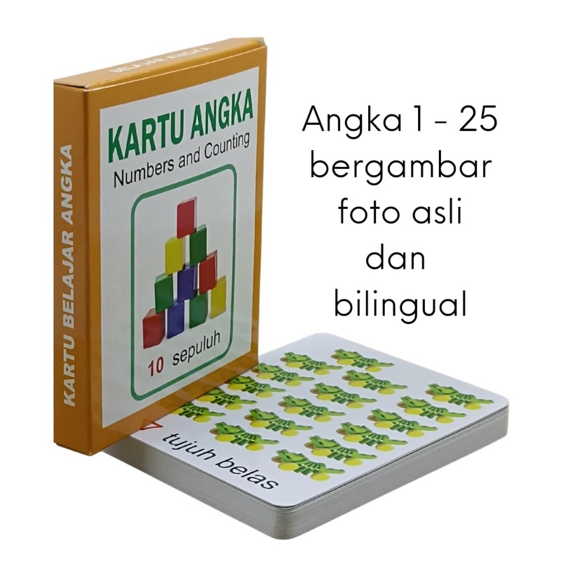 Jual Flash card angka kartu pintar Indonesia|Shopee Indonesia