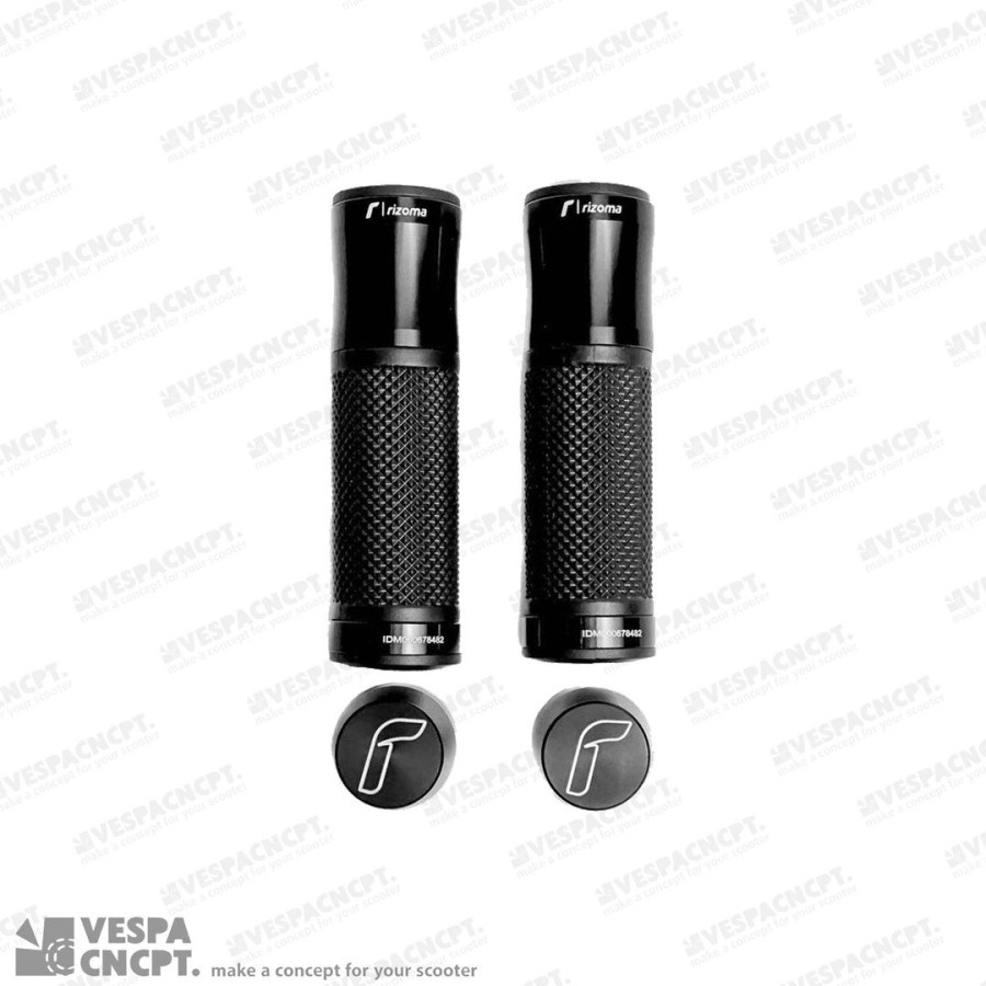 Jual Handgrip Rizoma + Stabilizer Bar End Black Vespa Sprint Primavera ...