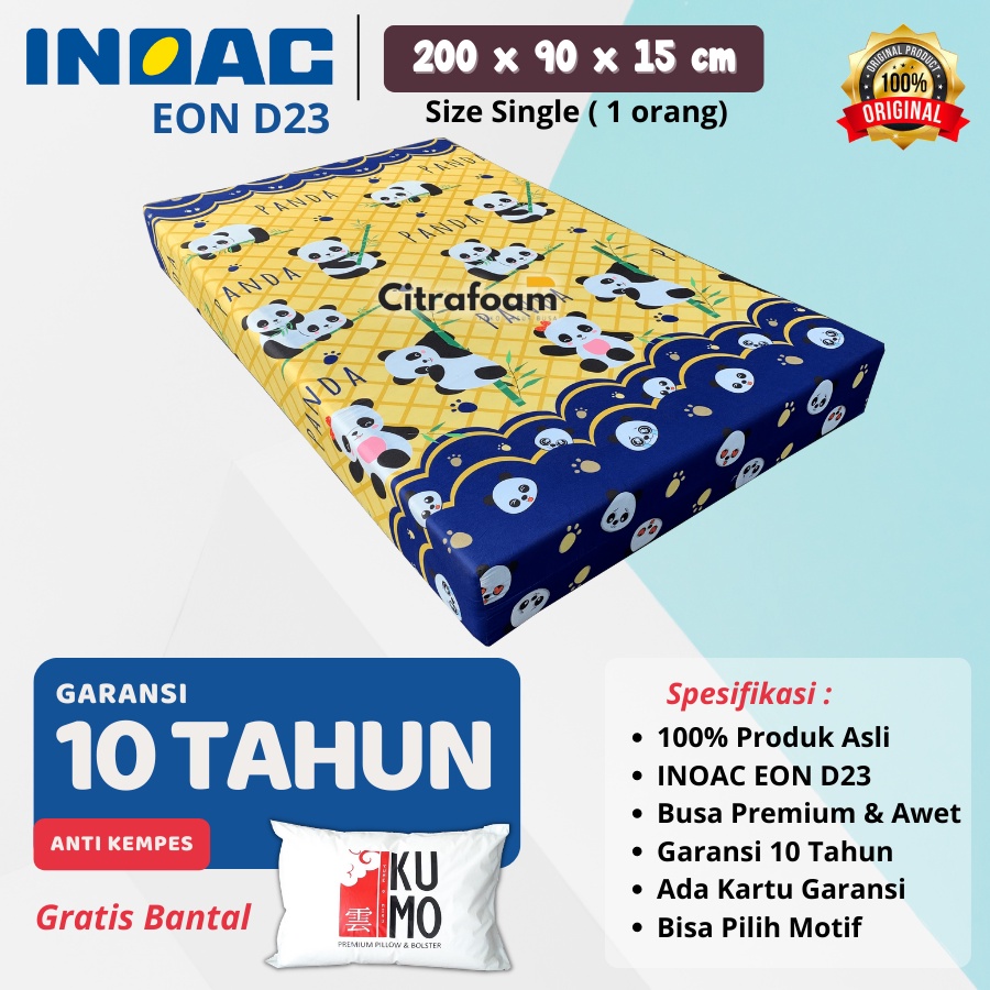 Jual Kasur Busa INOAC EON 200x90x15 cm Size Single Density 23 Garansi ...