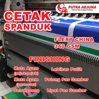 Jual CETAK SPANDUK / BANNER MURAH - FLEXY CHINA 340 GSM | Shopee Indonesia