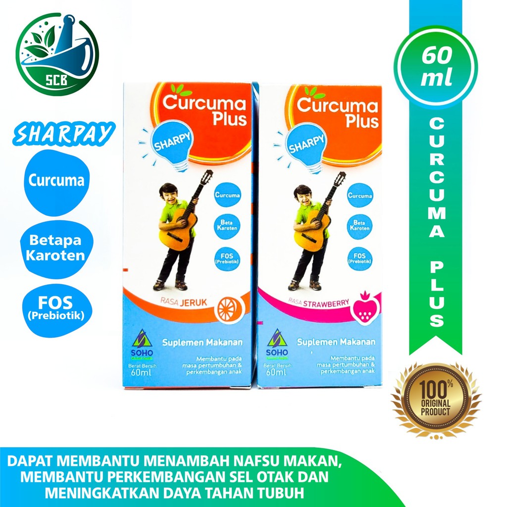 Jual Curcuma Plus Sharpy 60 ML | Shopee Indonesia