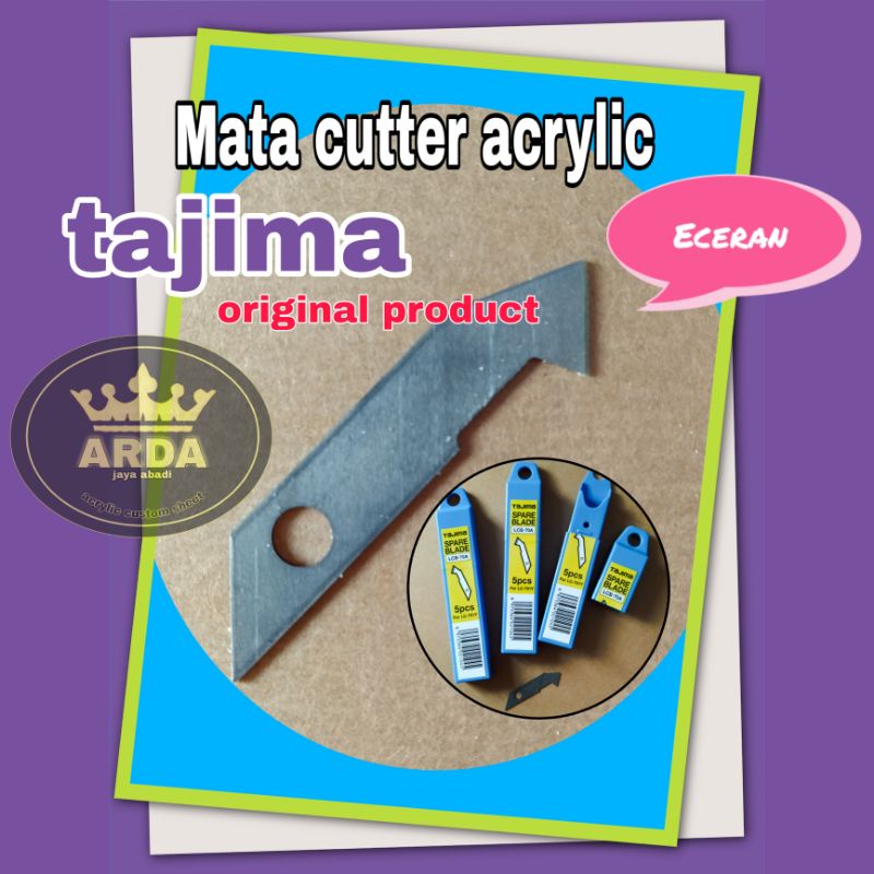 Jual Mata cutter akrilik tajima/Refil cutter acrylic/mata pisau akrilik ...