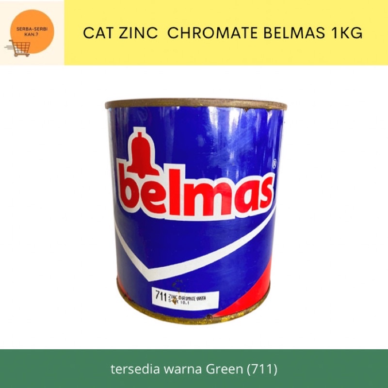 Jual Cat dasar besi/menie baja anti karat Belmas Zinc Chromate By Avian ...