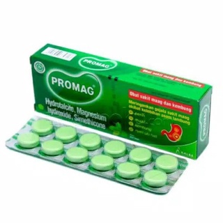 Jual Promag tablet 1 blister isi 10 tablet/Obat Asam Lambung/Obat Sakit ...