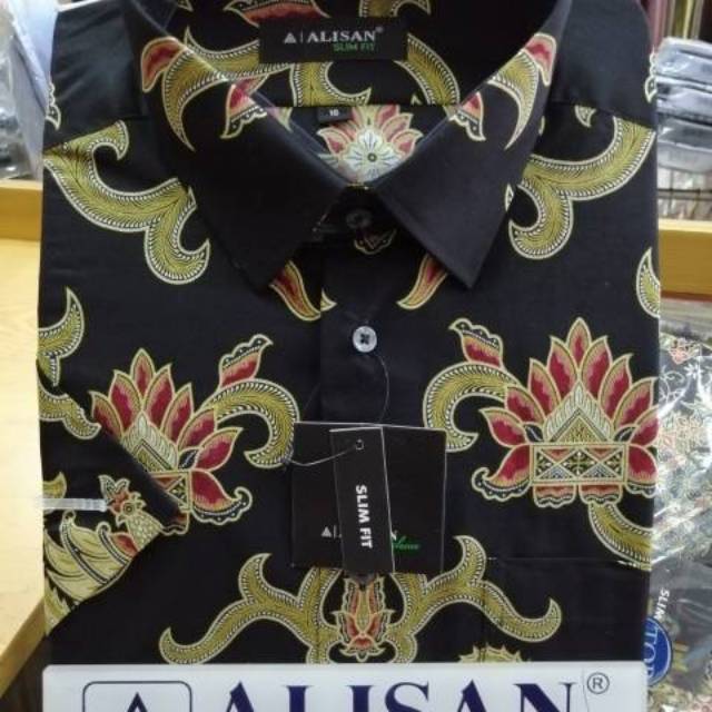 Jual BATIK ALISAN TANGAN PENDEK KHUSUS UK 16 SLIM FIT SIZE | Shopee ...