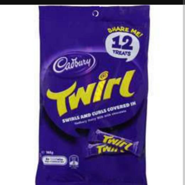 Jual Cadbury dairy milk chocolate Twirl 168g | Shopee Indonesia Jual Cadbury dairy milk chocolate Twirl 168g | Shopee Indonesia