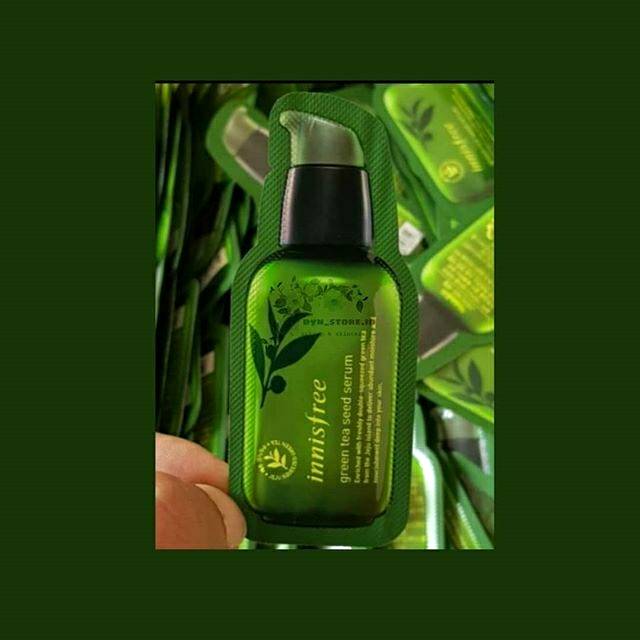 Jual Innisfree Green Tea Seed Serum Sample Sachet Shopee Indonesia