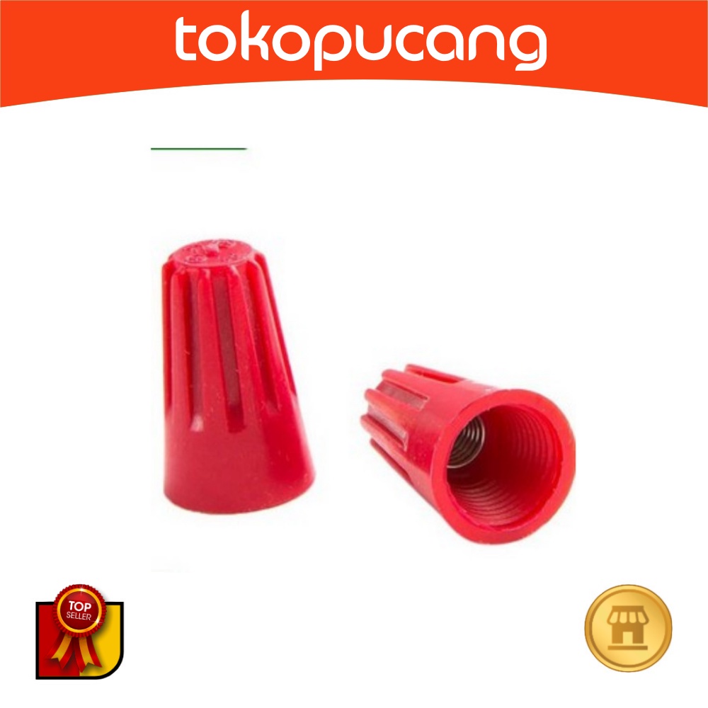 Jual Lasdop Wire Connector Merah 6mm Kabel Pengaman Listrik LAS DOP 6 ...
