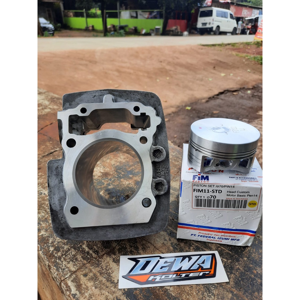 Jual BLOK SEHER PISTON SILINDER CYLINDER CRF 150 VERZA MEGAPRO MONO ...