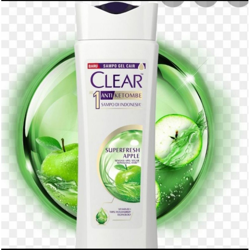 Jual CLEAR Sampo SUPERFRESH APPLE ANTI KETOMBE 160ML | Shopee Indonesia