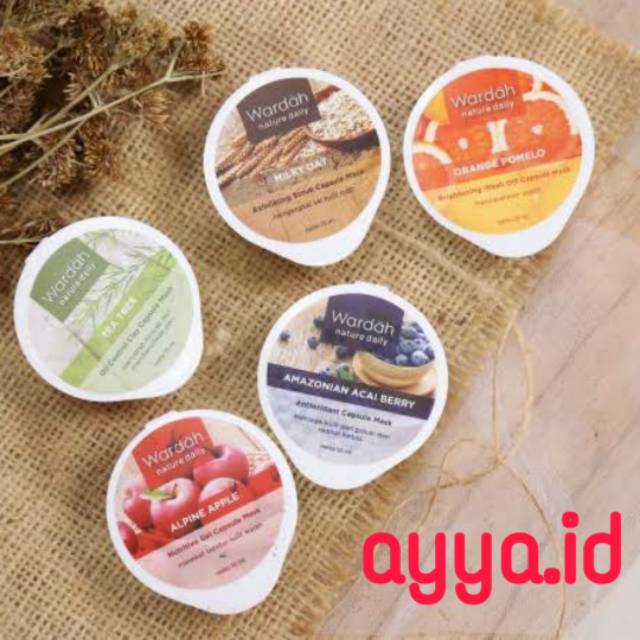 Jual Wardah Nature Daily Capsule Mask 10ml | Shopee Indonesia