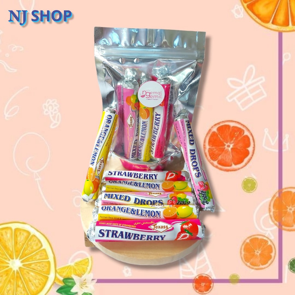 Jual [Permen Original] - Permen Roll Jadul Texas Permen Roll Aneka Rasa ...