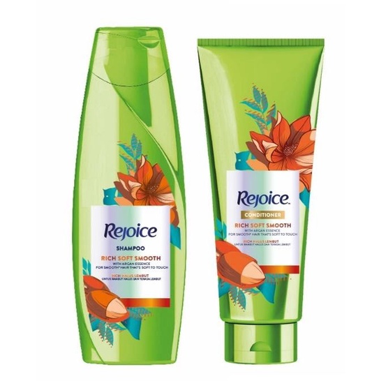 Jual Rejoice Rich Soft Smooth Shampoo + Conditioner | Shopee Indonesia