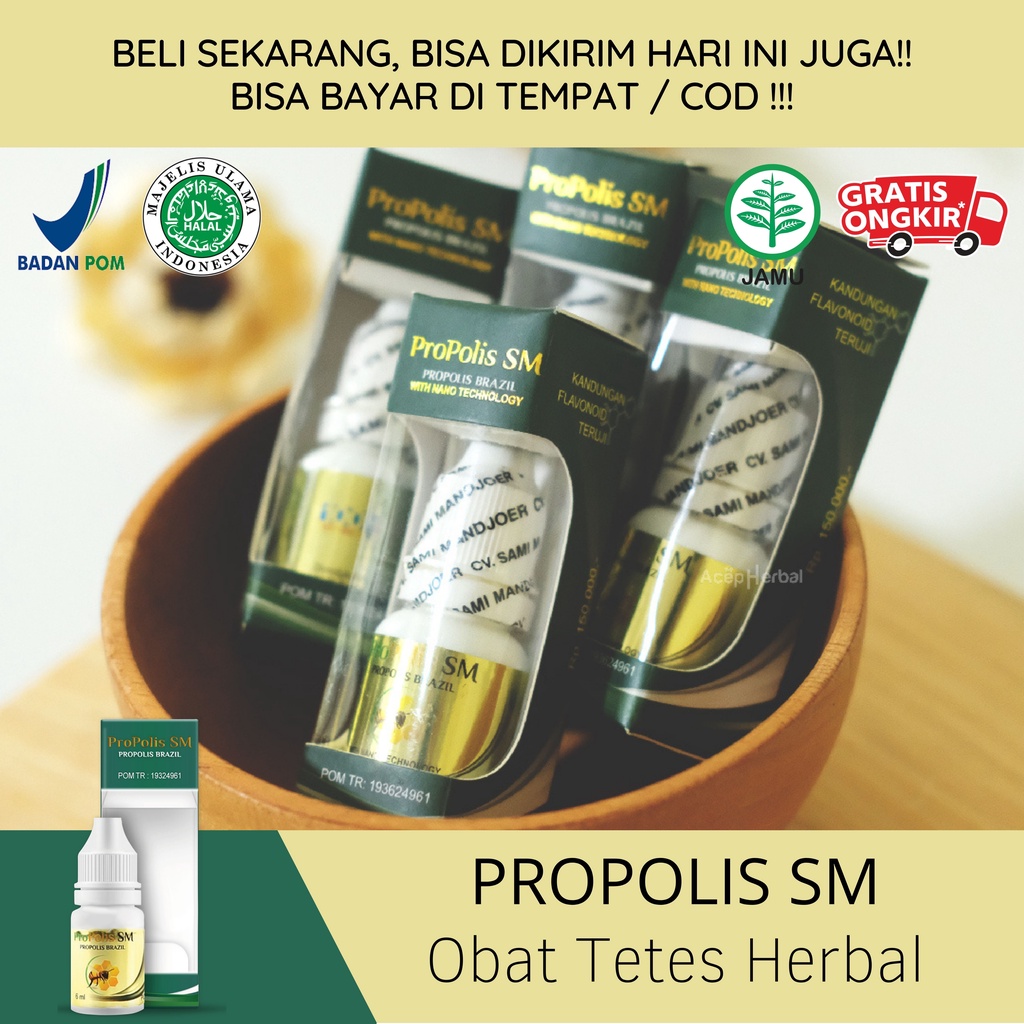 Jual PROPOLIS SM BRAZIL - Obat Tetes Untuk Kuku Cantengan, Telinga ...