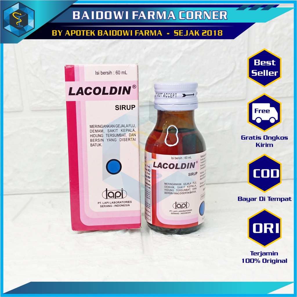 Jual LACOLDIN SYRUP 60 ML | Shopee Indonesia