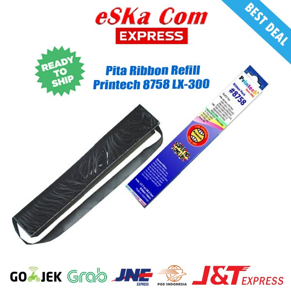 Pita Ribbon Refill Printech 8758 LX-300 | Shopee Indonesia