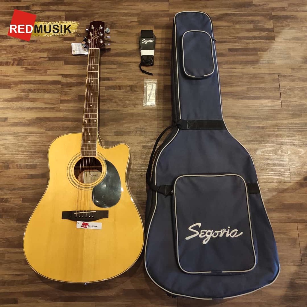 Jual Gitar Segovia DC07 DC-07 DC 07 GN Akustik Elektrik - Natural | Shopee Indonesia