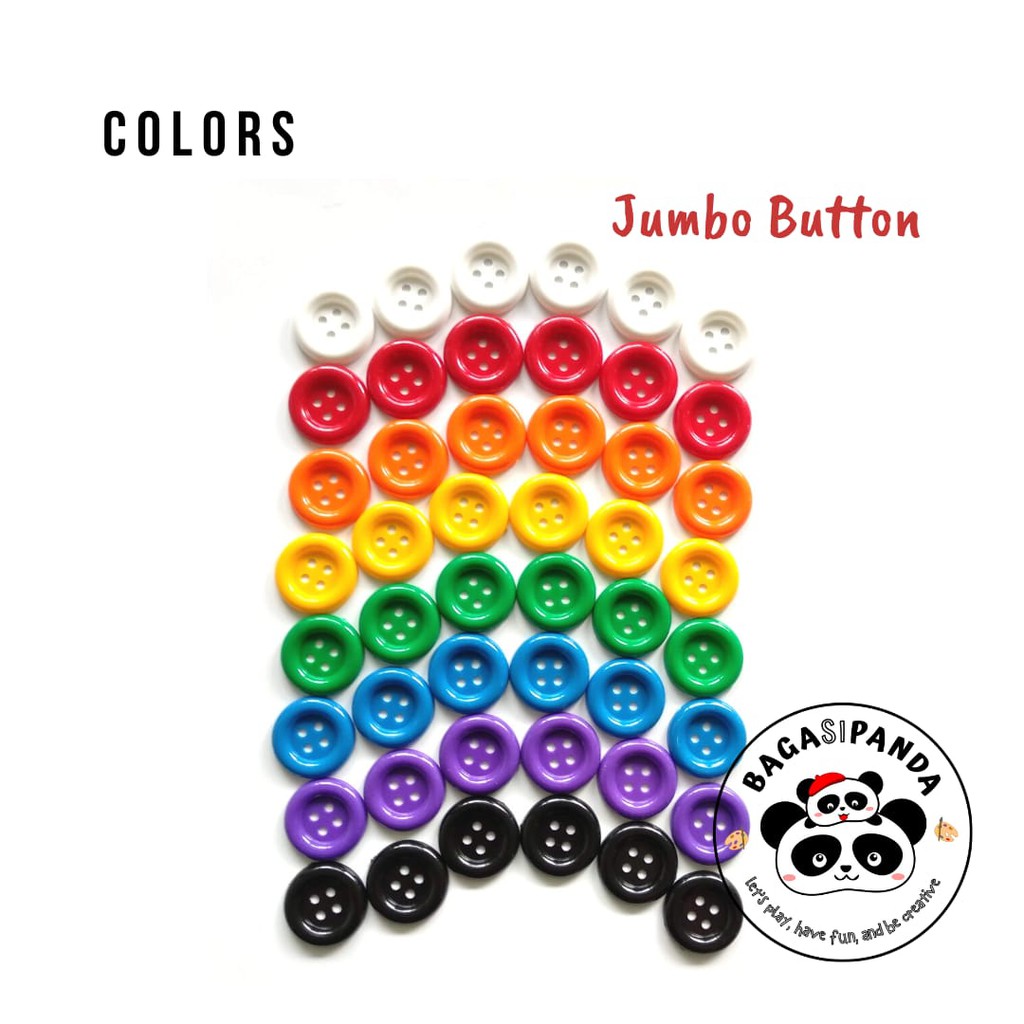 Jual Jumbo Button / Kancing Besar / Big Button | Shopee Indonesia