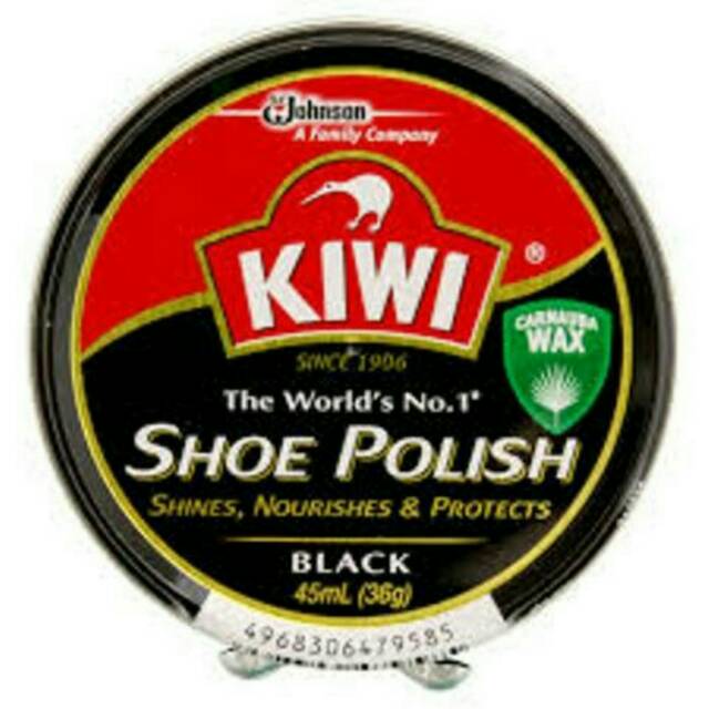 Jual Kiwi Shoe Polish 45ml/36g Semir sepatu hitam Indonesia|Shopee Indonesia