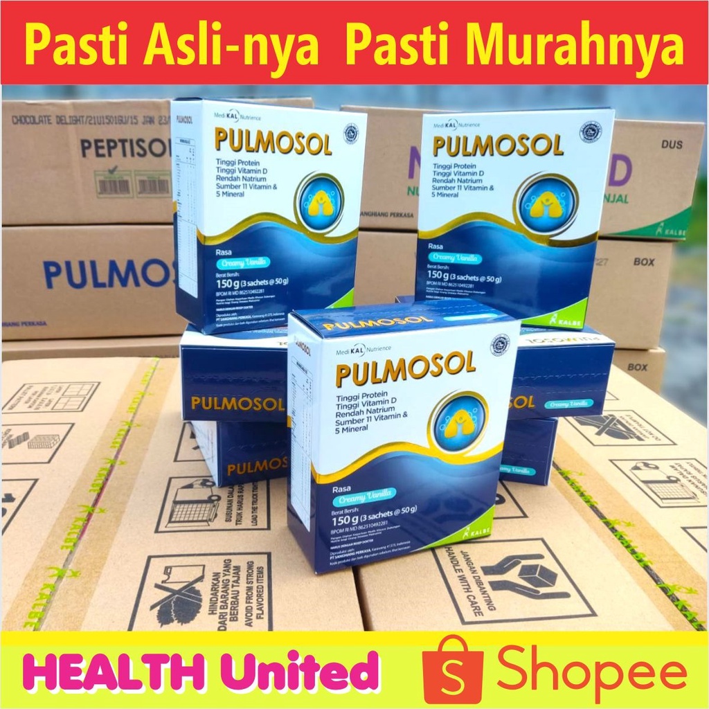 Jual Pulmosol Creamy Vanila 150gr (Susu Gangguan Saluran Pernafasan ...