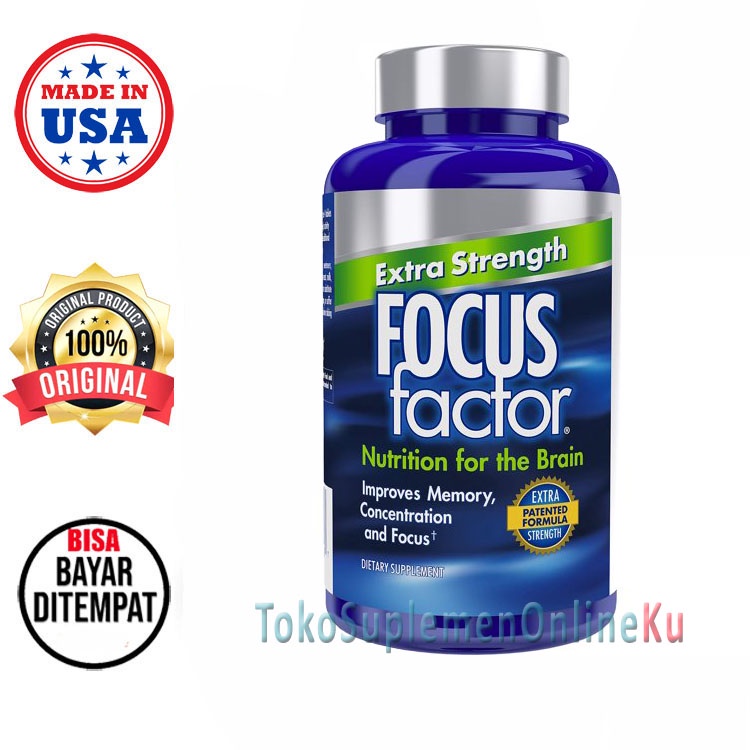 Jual Focus Factor Extra Strength | Suplemen Vitamin Otak Dewasa | Obat ...