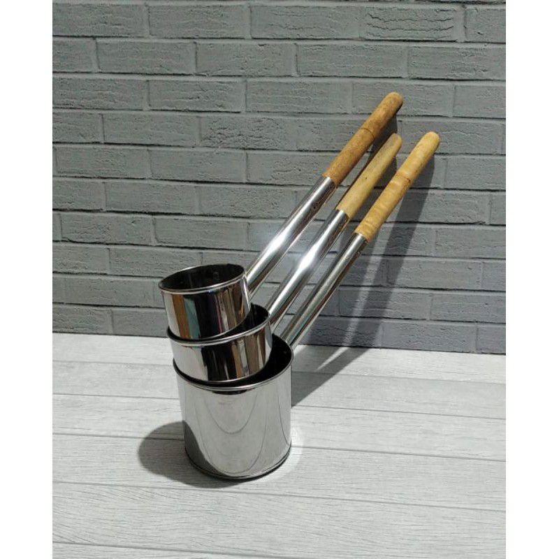 Jual GAYUNG BAJIGUR 3 PCS GAYUNG STAINLESS GAGANG KAYU | Shopee Indonesia