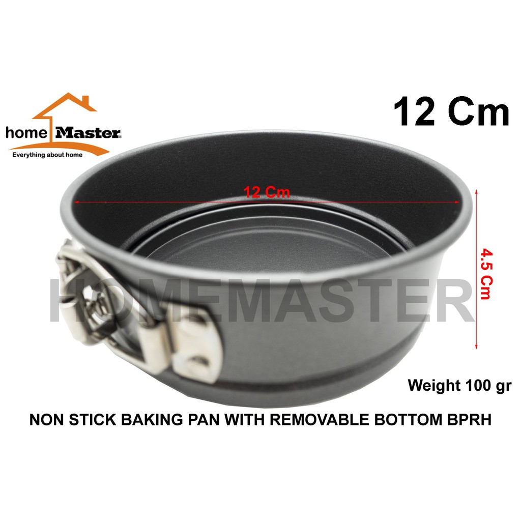HomeMaster Loyang/Baking Pan Non Stick/Anti Lengkat Lepas Pasang 12 Cm ...