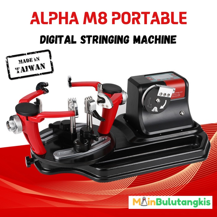 Jual Mesin Senar Raket Badminton / Stringing Machine Alpha M8 Portable | Shopee Indonesia