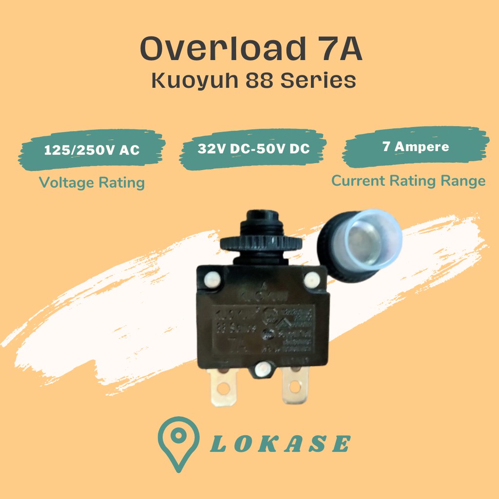 Jual Overload Sibel 7A Kuoyuh 88 Series Thermal Relay Protector Circuit ...