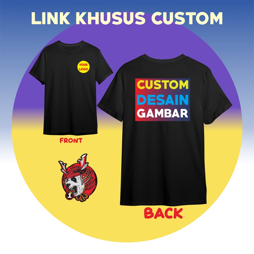 Jual KAOS SABLON SATUAN/KAOS CUSTOM | Shopee Indonesia Jual KAOS SABLON SATUAN/KAOS CUSTOM | Shopee Indonesia