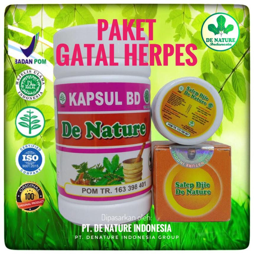 Jual Kapsul BD Pipeca Salep Djie DeNature Obat Herpes Hervest Zoster ...