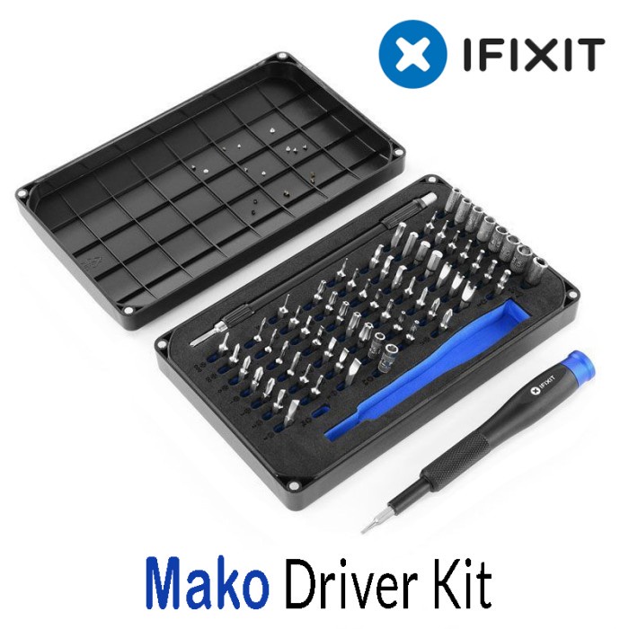Jual iFixit Mako Driver Kit, 64 Precision Bits Toolkit untuk Elektronik ...