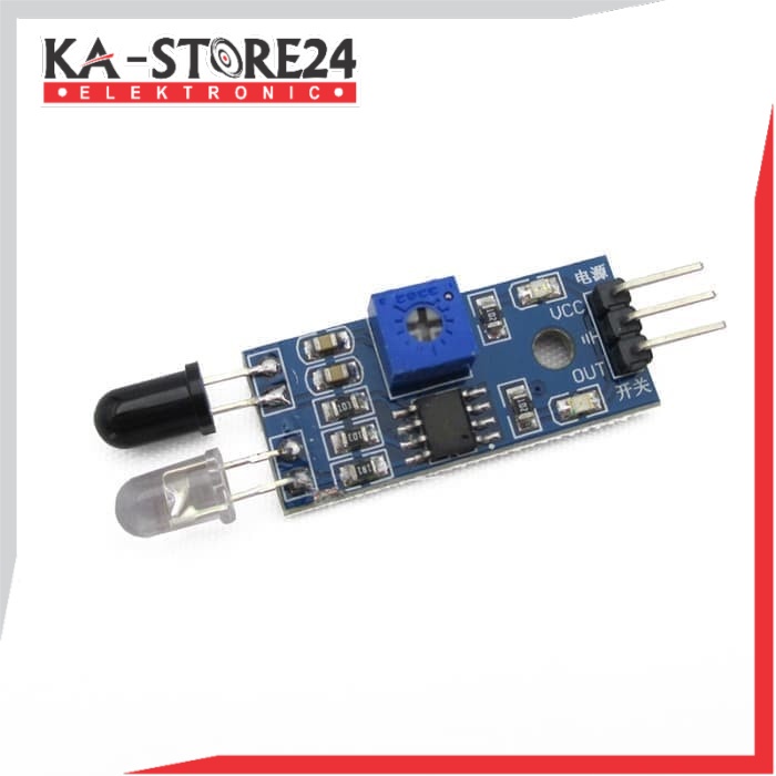Jual Infrared barrier module obstacle avoidance halangan sensor modul ...