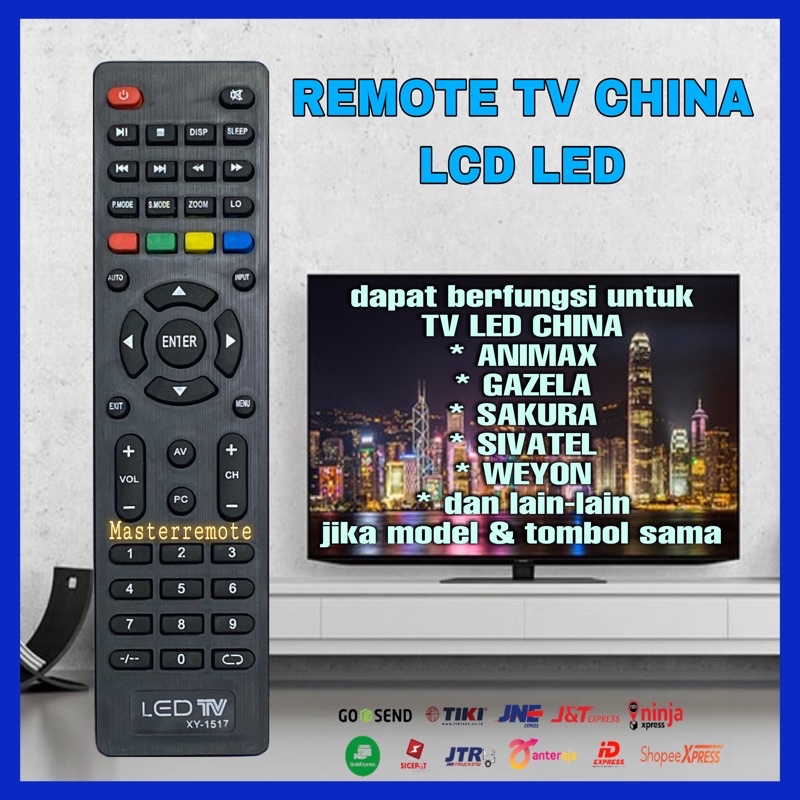 Jual REMOT REMOTE TV SAKURA / ANIMAX LED CHINA XY-1517 | Shopee Indonesia Jual REMOT REMOTE TV SAKURA / ANIMAX LED CHINA XY-1517 | Shopee Indonesia