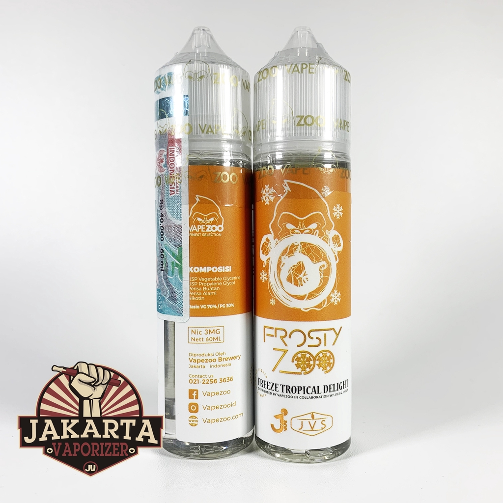 Jual FROSTY ZOO FREEZE TROPICAL DELIGHT 60ML 3MG BY VAPEZOO X JVS ...
