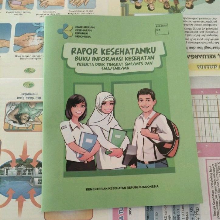 Jual Buku Rapor Kesehatan Ku Buku Informasi Kesehatan Peserta Didik Tingkat SMP/MTS dan SMA/SMK ...