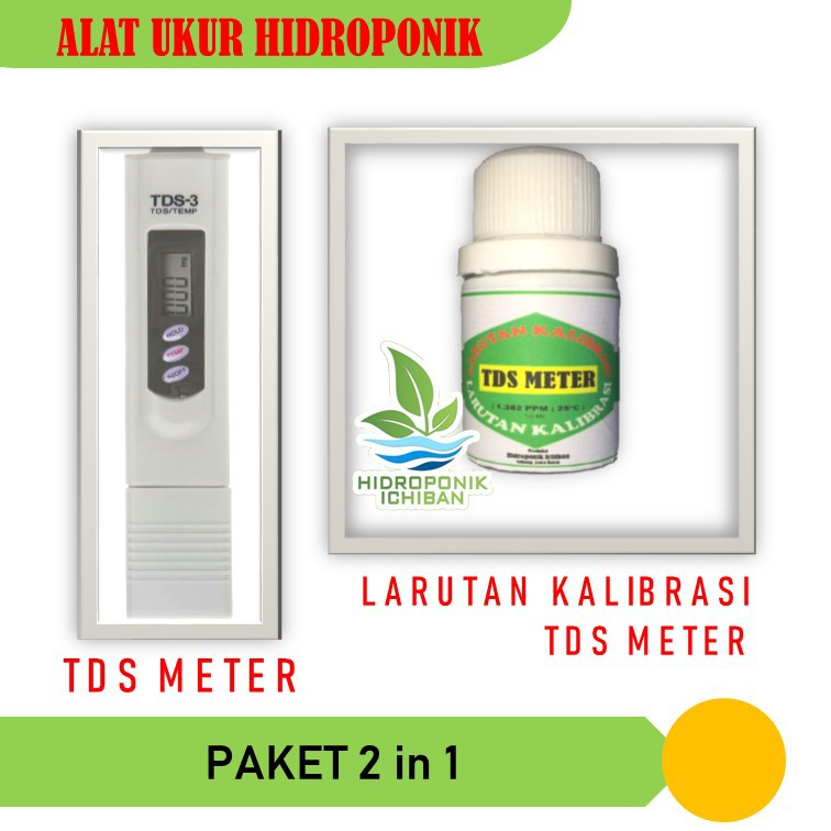 Jual Paket TDS Meter dan Larutan Kalibrasi TDS Meter Super Hemat | Shopee Indonesia
