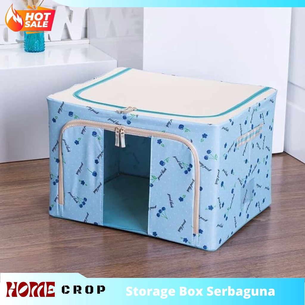 Jual Kotak Penyimpanan Baju Storage Box Organizer Besar Lipat Tempat ...