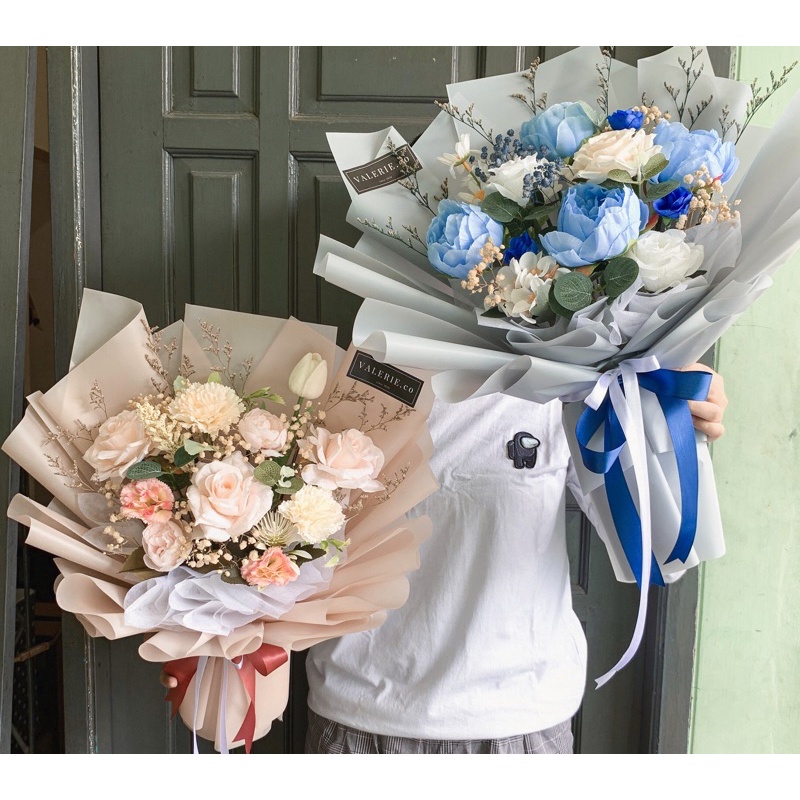 Jual BUKET BUNGA ARTIFICIAL LAMARAN BUKET ARTIFICIAL WISUDA BUKET ...