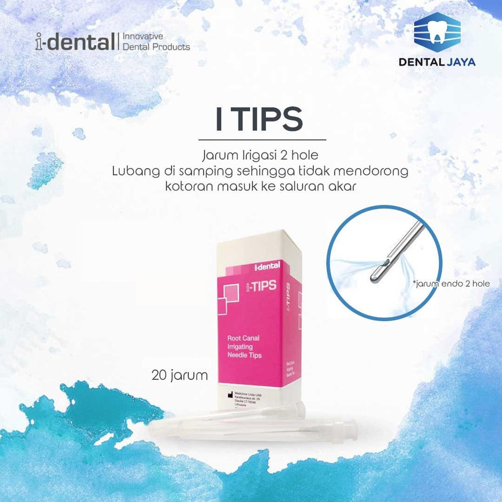 Jual Dental Jaya Jarum Endo // Jarum irigasi 2 holes // Endo Irrigation ...