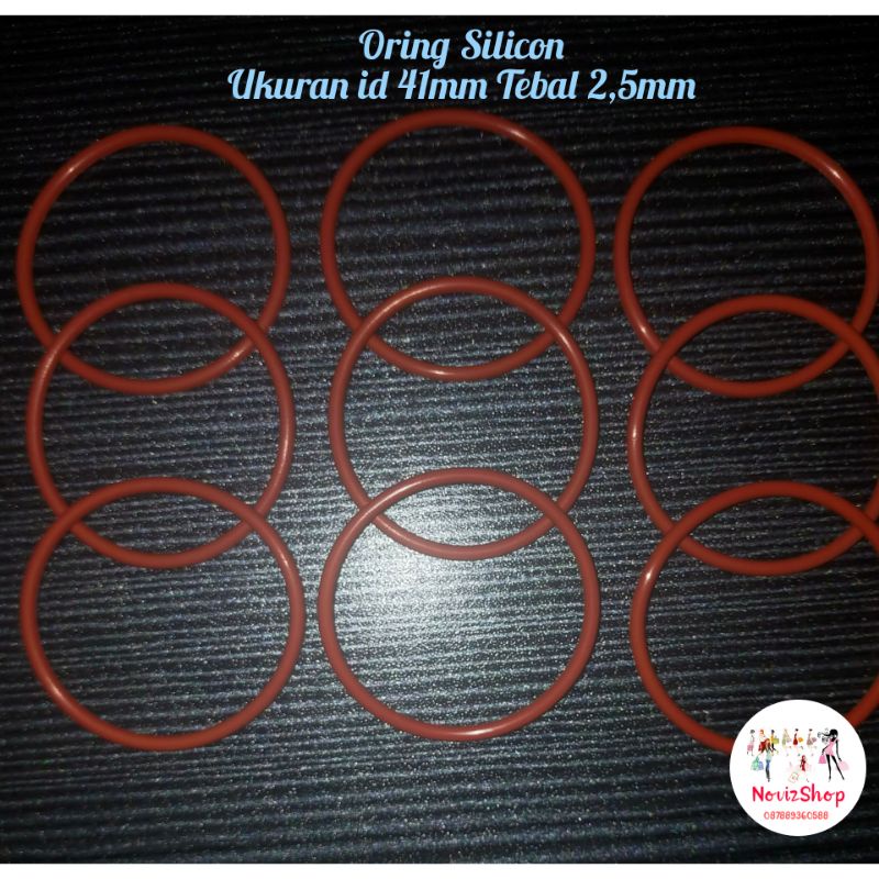 Jual Oring Silicon ukuran id 41mm Tebal 2,5mm O ring Silicon id 41mm Tebal 2,5mm | Shopee Indonesia