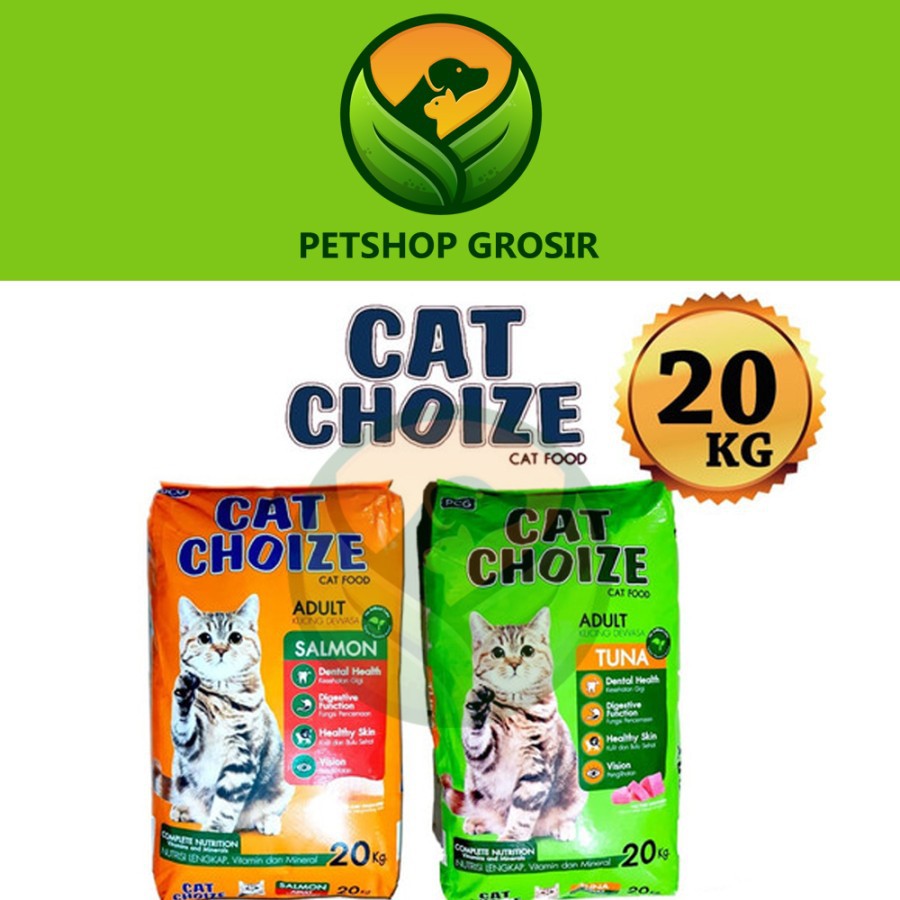Jual Makanan Kucing Cat Choize Tuna / Salmon 20KG | Shopee Indonesia
