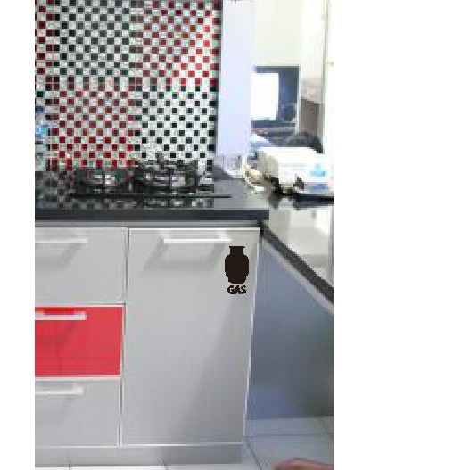 Stiker Nama Gas LPG Cabinet Rak Laci Meja Kantor Sticker Custom Text ...