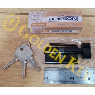 Jual Cylinder Dekson Dekkson CYL TC DL 60 MM Matt Black Hitam Kunci Silinder Pintu Knob Putar ...