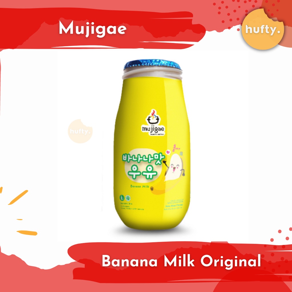 Jual Mujigae Banana Milk Original 250 Ml HUFTY SNACK Indonesia|Shopee ...