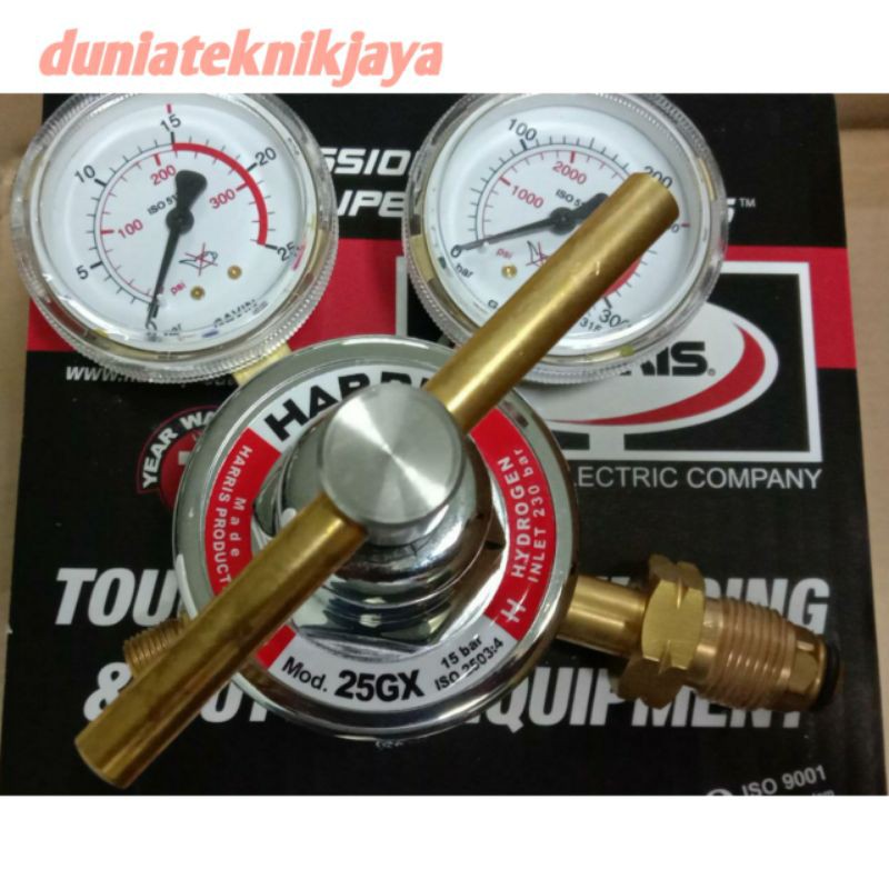 Jual Regulator hydrogen / hidrogen tipe 25 GX - 15 bar merek HARRIS USA ...