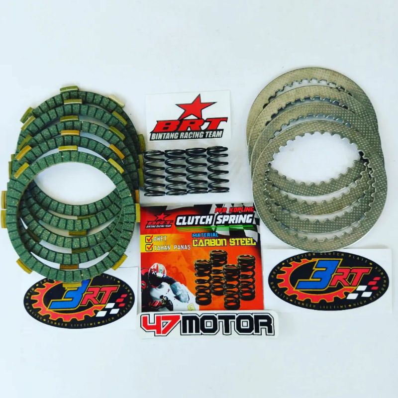 Jual Paket Trabas Kampas & Per Kopling KLX 150 Dtracker BF CRF 150 Verza Megapro Plat Bintik ...