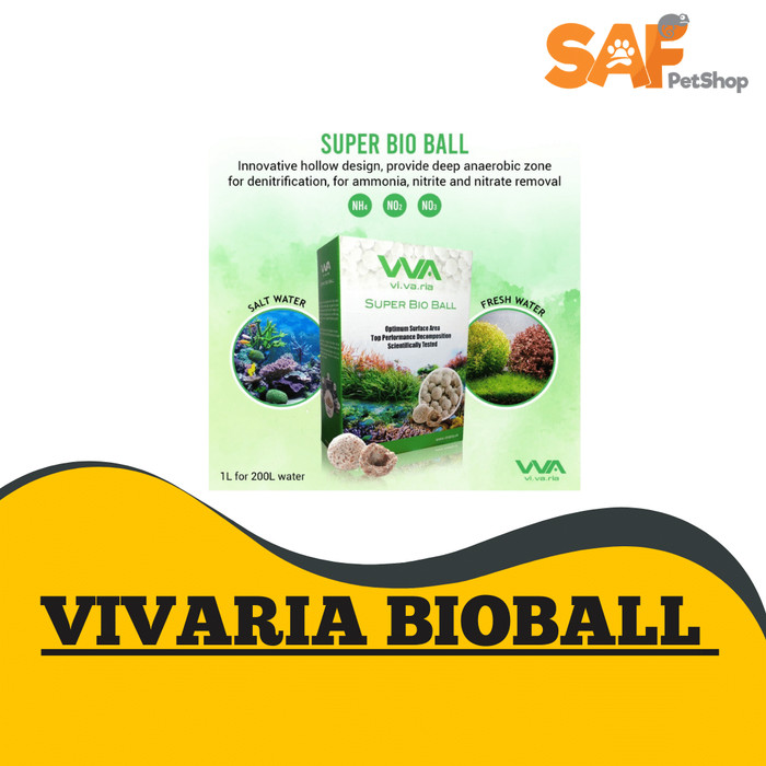 Jual MEDIA BAKTERI VIVARIA BIOBALL UNTUK AIR TAWAR DAN LAUT | Shopee ...